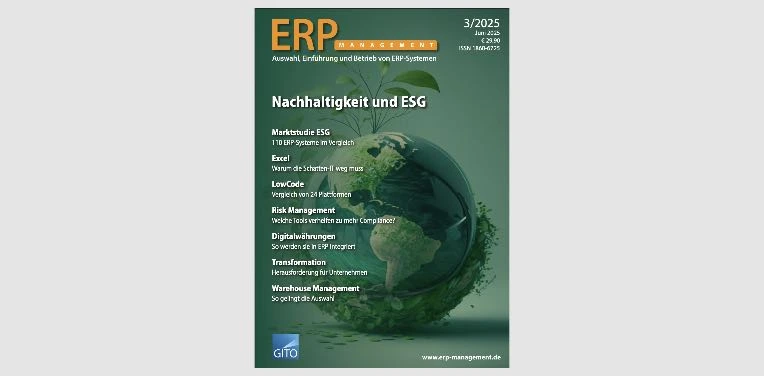 ERP 3/2025: Nachhaltigkeit und ESG - ERP Management