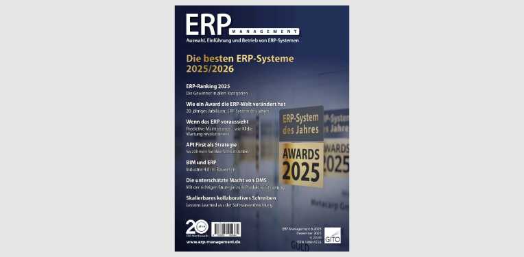 ERP 6/2025: Die besten ERP-Systeme 2025/2026 - ERP Management